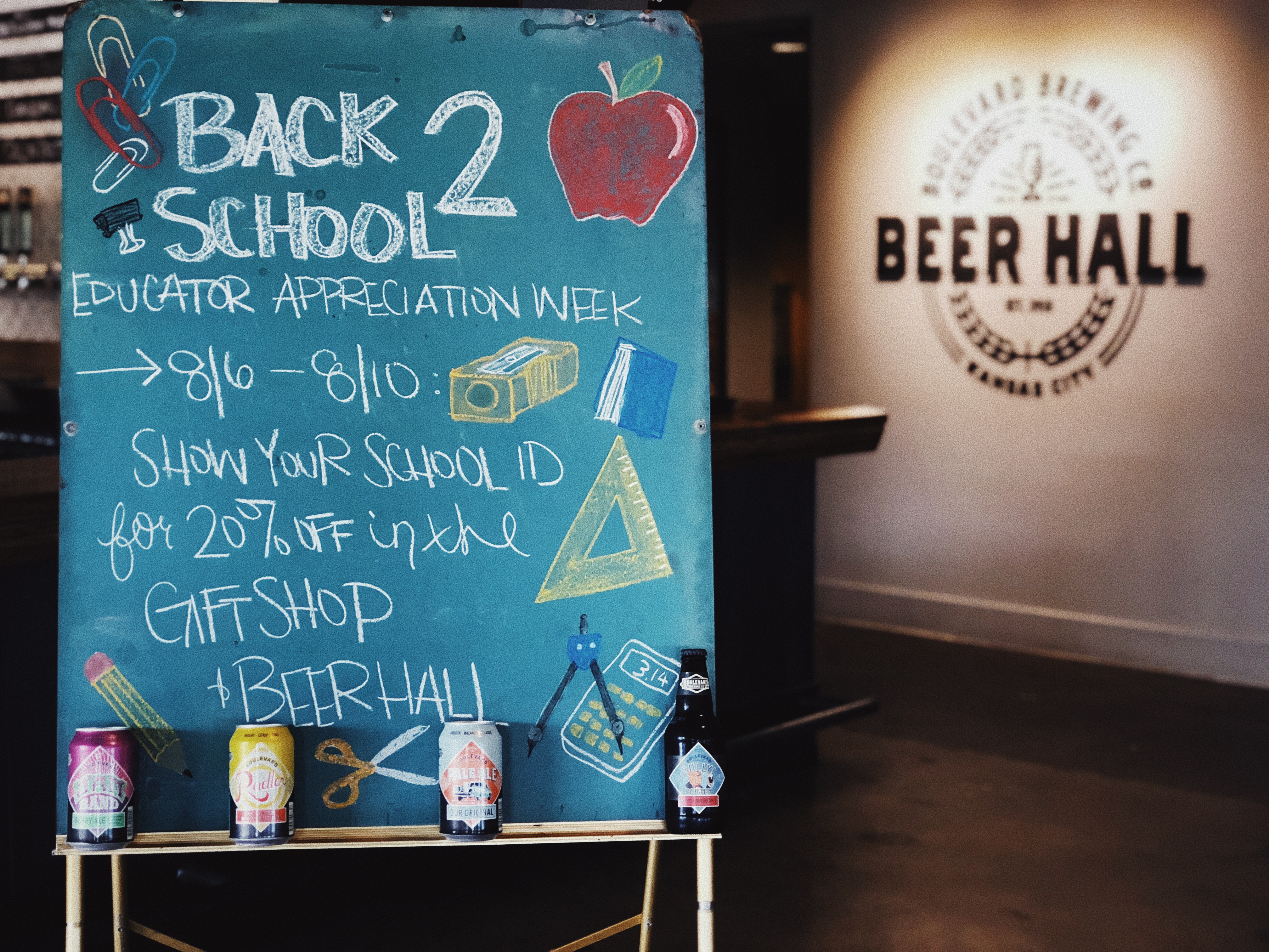 Back 2 School Beers: Educator Appreciation Week! - Boulevard Brewing ...