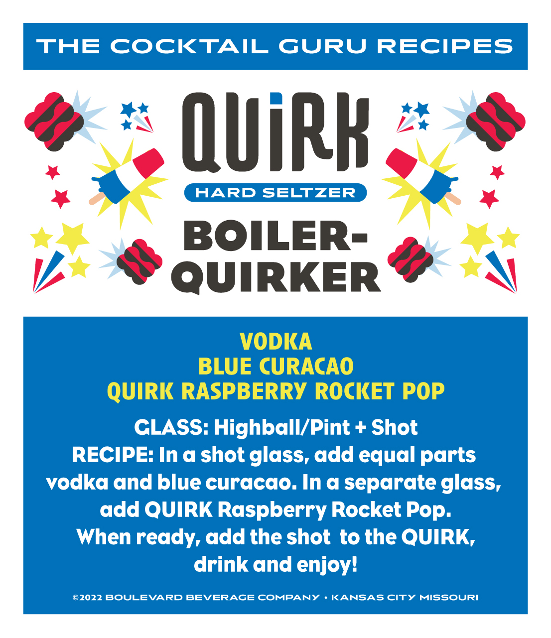Quirk Hard Seltzer | Cocktail Recipes - Boulevard Brewing Company