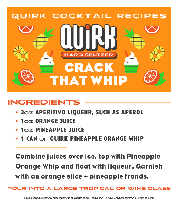 Quirk Hard Seltzer | Cocktail Recipes - Boulevard Brewing Company