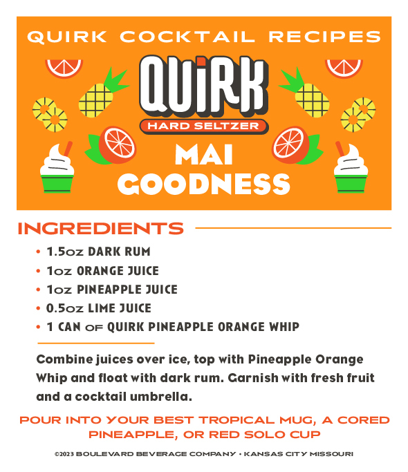 Quirk Hard Seltzer | Cocktail Recipes - Boulevard Brewing Company