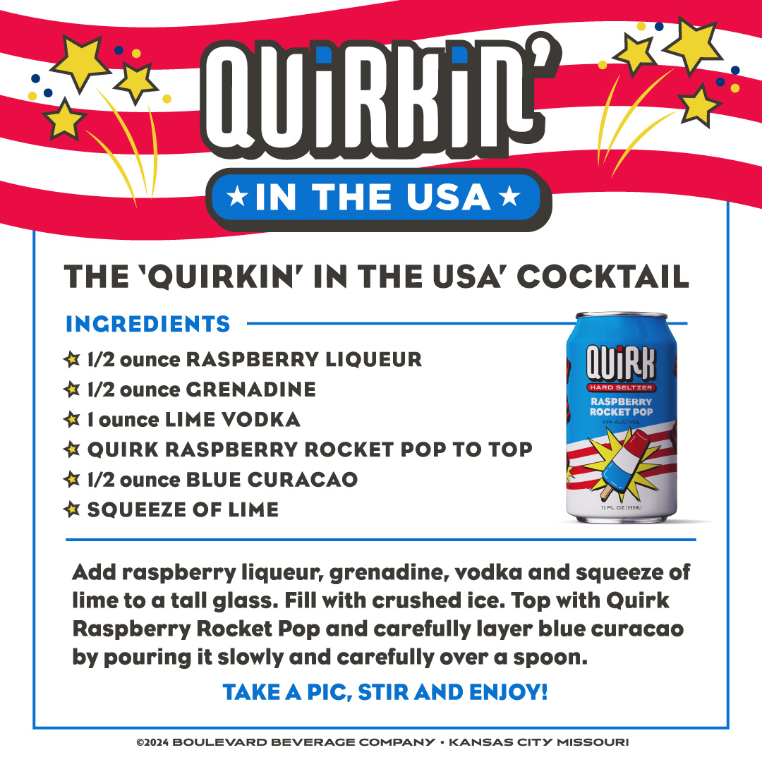 Quirk Hard Seltzer | Cocktail Recipes - Boulevard Brewing Company